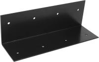 China Black Steel L Right Angle Bracket for Heavy Duty Raised Vegetable Garden Bed Corner for sale