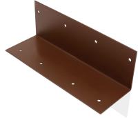 China Reinforcing Garden Bed Corner Bracket with L Shape Carbon Steel Bar Hardware Included for sale