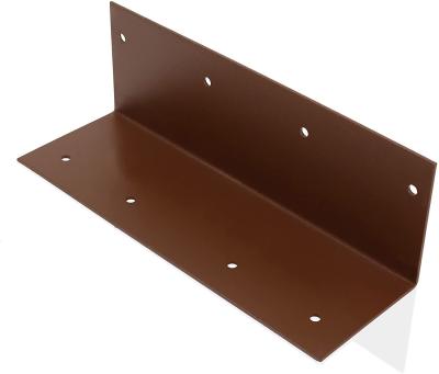 China Reinforcing Garden Bed Corner Bracket with L Shape Carbon Steel Bar Hardware Included for sale