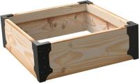 China 4 Pcs Surealong Raised Garden Bed Corner Brackets 2.27kg 4.5 x 1.63 x 11.75 inch for sale