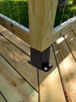 China 4x4 Wooden Post Fixing Pergola Bracket Essential for Building Construction Solutions for sale