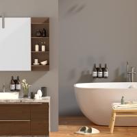 China Stainless Steel Triple Shower Dispenser Holder Ideal for Homes and Refillable Bottles for sale
