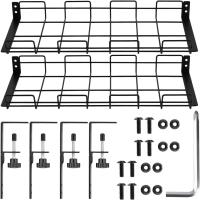 China Convenient Multifunctional Wire Organizer Basket for Under Desk Cable Management Tray for sale