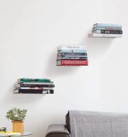 China Powder Coating Floating Book Shelves for Wall Display Storage Organizer Display Rack for sale