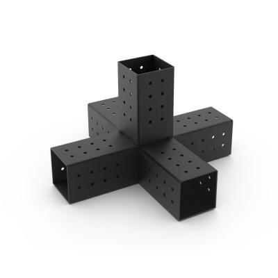 China Eco Friendly Design Solution Pergola Post Support and Corner Brackets for 6 x 6 Lumber for sale