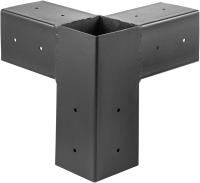 China Stainless Steel Woodworks Pergola Kit Extension T Brackets with 3-Way 90 Degree Corner for sale