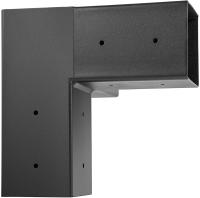 China Powder Coated Steel Brackets Wood Stand Kit for 4x4 6x6 Lumber Woodworks Pergola for sale