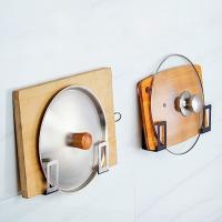 China Revolutionize Your Kitchen Organization with Self Adhesive Pot and Pan Lid Holders for sale