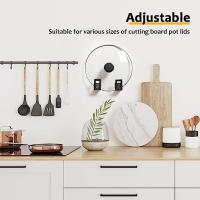 China Convenient White/Black Kitchen Shelf Hanger for Single Tier Cooking Utensil Storage for sale