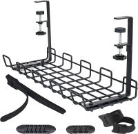 China Adjustable Cable Management Tray for Office Under Desk 390x160x125mm Sample Offered for sale