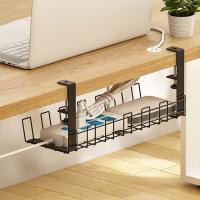 China Metal Desk Cord Holder Perfect Solution for Cable Management Under Desk in Living Room for sale