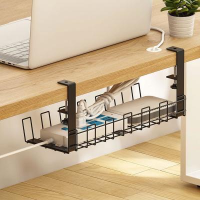 China Metal Desk Cord Holder Perfect Solution for Cable Management Under Desk in Living Room for sale
