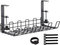 China Metal Desk Cord Holder Perfect Solution for Cable Management Under Desk in Living Room for sale