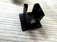 China 3.5*3.5 4*4 or 6*6 Post Repair Bracket Silver Galvanized Metal Base for Pergola Posts for sale