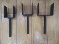 China Standard Single-side Bracket 4x4 Post Base U Shape Pergola Brackets Deck Post Base for sale
