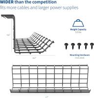 China Non-folding Rack for Office and Home Power Strip Holder and Cable Management Wire Rack for sale