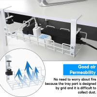 China 390x160x125mm White Cable Management Tray for Office and Home Wire Management Tray for sale