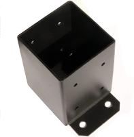China INCH Measurement System 4*4inch Ground Power Pergola Base Wood Fence Post Anchor Base for sale