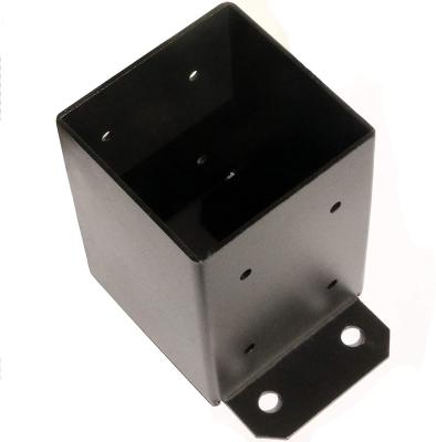 China INCH Measurement System 4*4inch Ground Power Pergola Base Wood Fence Post Anchor Base for sale