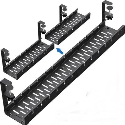 China Under Desk Cable Management Made Easy with 31Inch Retractable Power Strip Cord Holder for sale