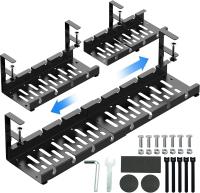 China Under Desk Cable Management Made Easy with 31Inch Retractable Power Strip Cord Holder for sale
