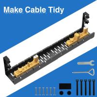 China Under Desk Cable Management Made Easy with 31Inch Retractable Power Strip Cord Holder for sale