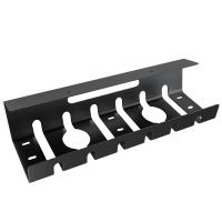 China Black Steel Cable Tray for Office Meeting Table Under Desk Cable Management Organizer for sale