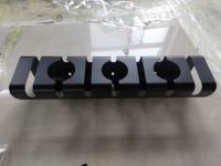 China 430x100x100mm Custom Office Desktop Cable Organizer for Under Desk Cord Management Tray for sale