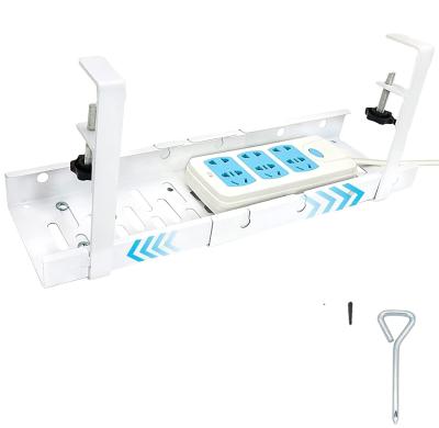 China Hook Type Cable Duct for Desk/Table Wire Organiser Kit 12-21.6 Inch Installation for sale