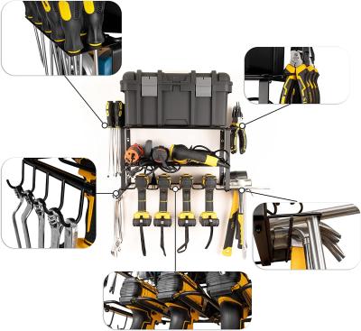 China Rust and Corrosion Resistant Heavy Duty Metal Tool Shelf for Cordless Drill Storage for sale