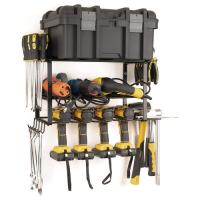China Rust and Corrosion Resistant Heavy Duty Metal Tool Shelf for Cordless Drill Storage for sale