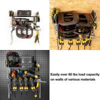 China Wall Mounted Home Garage Carbon Steel Power Tool Organizer Storage Rack Compact Design for sale