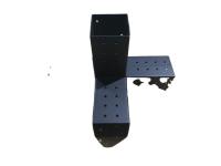 China 5mm Thickness Pergola Aluminium Steel 4-Way Extension Bracket for Fixed Wood Pergola for sale