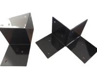 China Stainless Steel Woodwork Pergola Brackets Kit 4x4/6x6 with Carbon Steel Q235 Material for sale