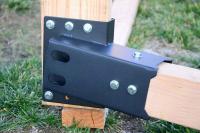 China Stainless Steel Woodwork Pergola Brackets Kit 4x4/6x6 with Carbon Steel Q235 Material for sale