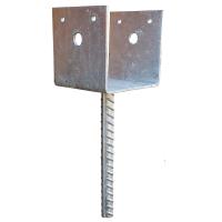 China DIN Standard Hot Dipped Galvanized U Shape Pergola Brackets for Concrete Post Anchor for sale