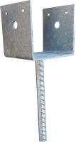 China DIN Standard Hot Dipped Galvanized U Shape Pergola Brackets for Concrete Post Anchor for sale
