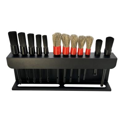 China Highly OEM ODM Spray Bottle Holder and Non-folding Rack for 10 Car Detailing Brushes for sale