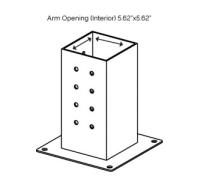 China 5mm Thickness Pergola Post Support and Corner Brackets Design for sale