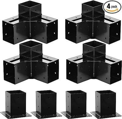 China Carbon Steel Q235 Extension 3/4/5-Way Metal Material Pergola Bracket for sale