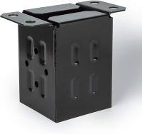 China Standard Wood Connector Angle Joist Hanger Parts Elevated Wood Stand Kit Bolt Down Bracket for sale