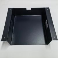 China Black Steel Under Desk Storage Shelf 8*9inch Dual Headset Hanger Hook Holder for Storage for sale