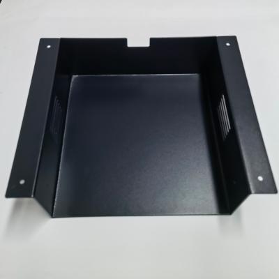China Black Steel Under Desk Storage Shelf 8*9inch Dual Headset Hanger Hook Holder for Storage for sale