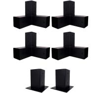 China Customized Thickness Iron 3-Way Extension Bracket for Easily Assembled Pergola Corner for sale