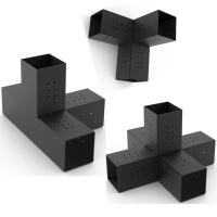 China Efficiently Anchor Wooden Posts with QUINT Pergola Kit TRIO Corner Connector Brackets for sale