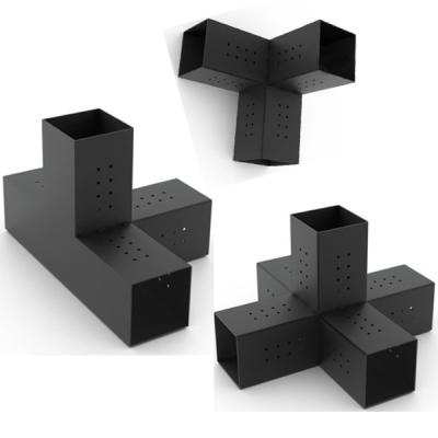 China Efficiently Anchor Wooden Posts with QUINT Pergola Kit TRIO Corner Connector Brackets for sale