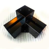 China Wood Post Support Flange with Stamping Work Process Hot Deep Galvanized and Durable for sale
