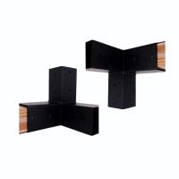 China Arbours Powder Coated Aluminum Pergola Kit for 4x4 and 6x6 Lumber Modern Construction for sale