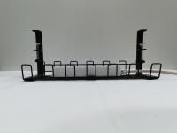 China Removable Cable Management Tray for Home Office Desk Surealong Black Wrinkle Spray for sale