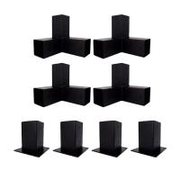 China DIY Elevated Wood Stand Bracket Kit Materials Avaliable Q235B and 4x4 Steel Brackets for sale